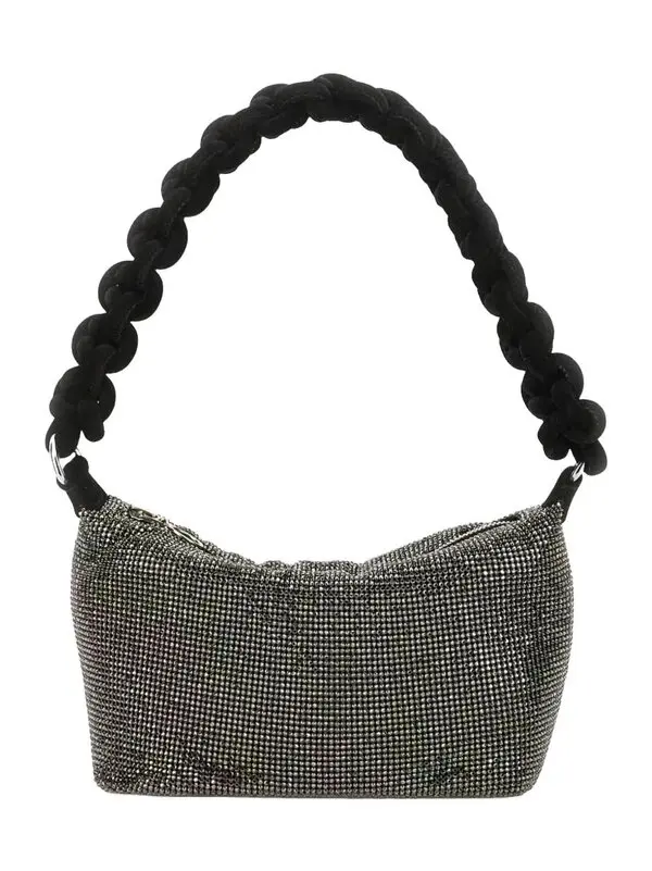 Kara Knotted-handle Tote Bag - Silver