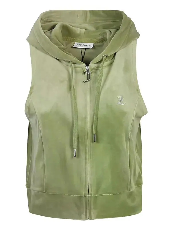 Juicy Couture Gilly Logo Gilet - Green