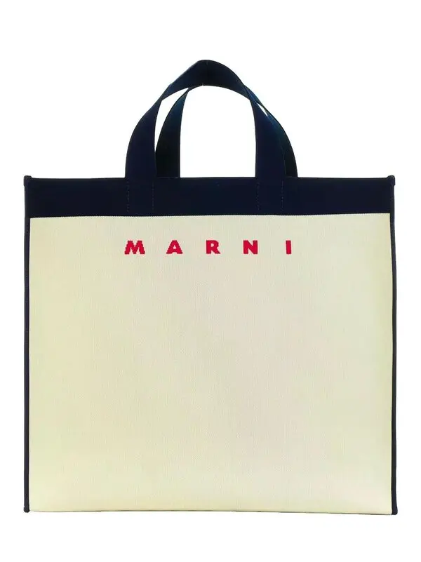 Marni Top-handle Tote Bag - Neutrals