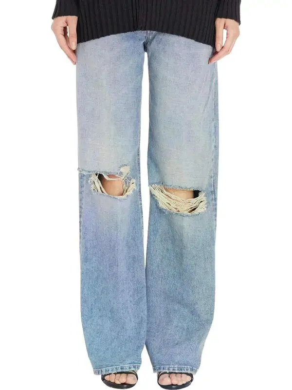 DONDUP Francine Ripped Jeans - Blue
