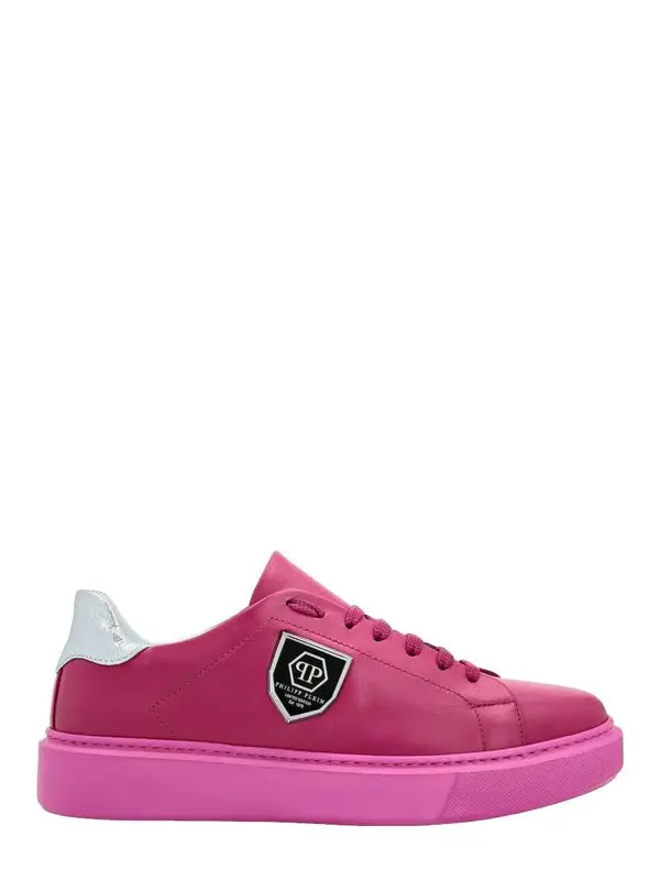 Philipp Plein Logo Plaque Sneakers - Pink