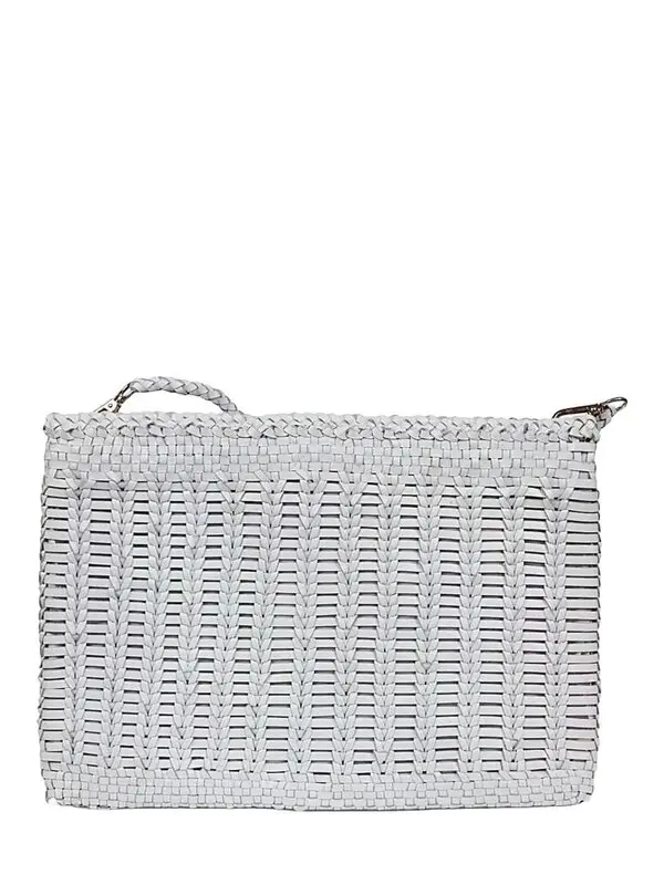 VIPERA Saba Woven Shoulder Bag - White