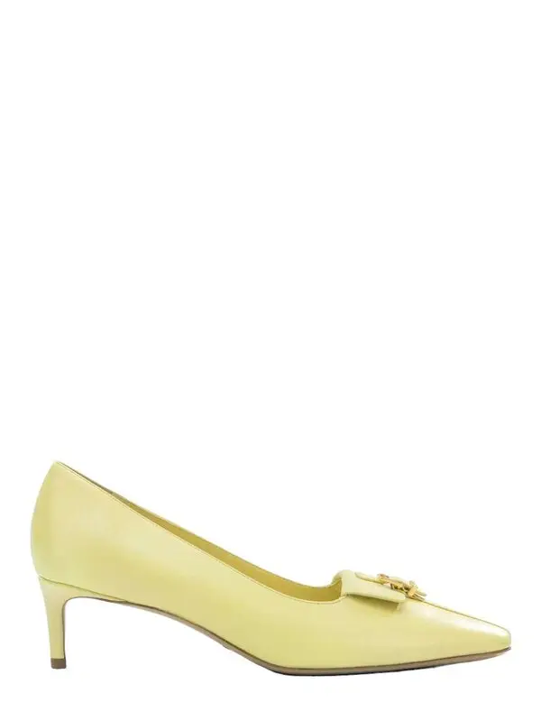 Khaite Celia Buckle Pumps - Yellow