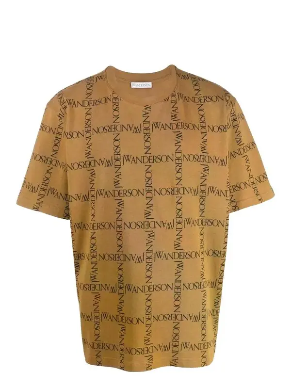 JW Anderson Logo Oversized T-shirt - Brown