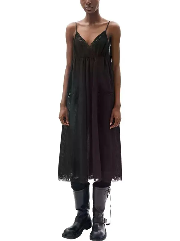 ANN DEMEULEMEESTER Elen Midi Dress - Black