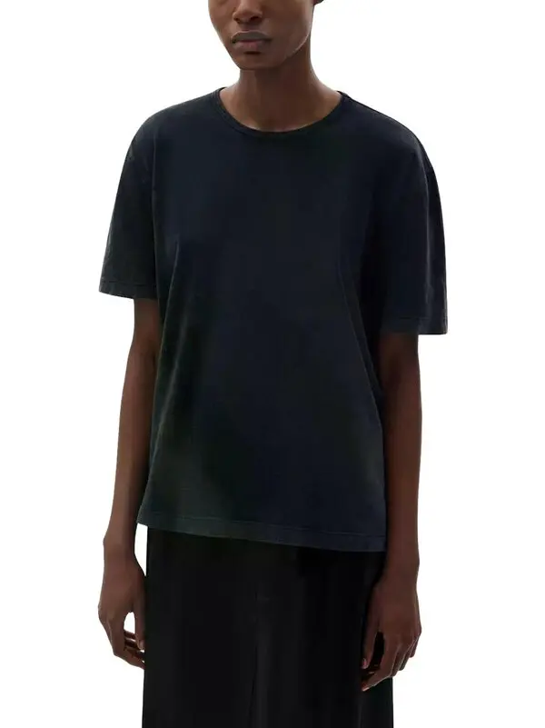 ANN DEMEULEMEESTER Fanie Brushed Jersey T-shirt - Black