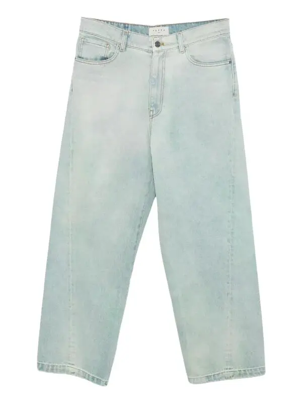 PAURA Twist Baggy Jeans - Blue