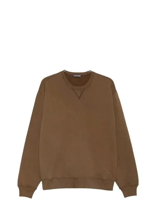TOM FORD Crew-neck Sweatshirt - Brown