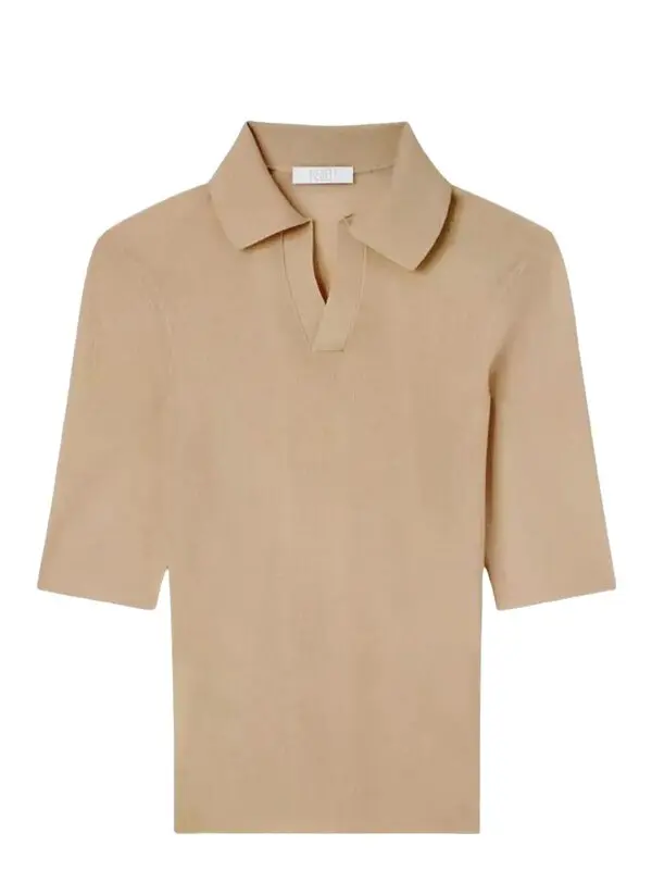 Fedeli V-neck Top - Neutrals