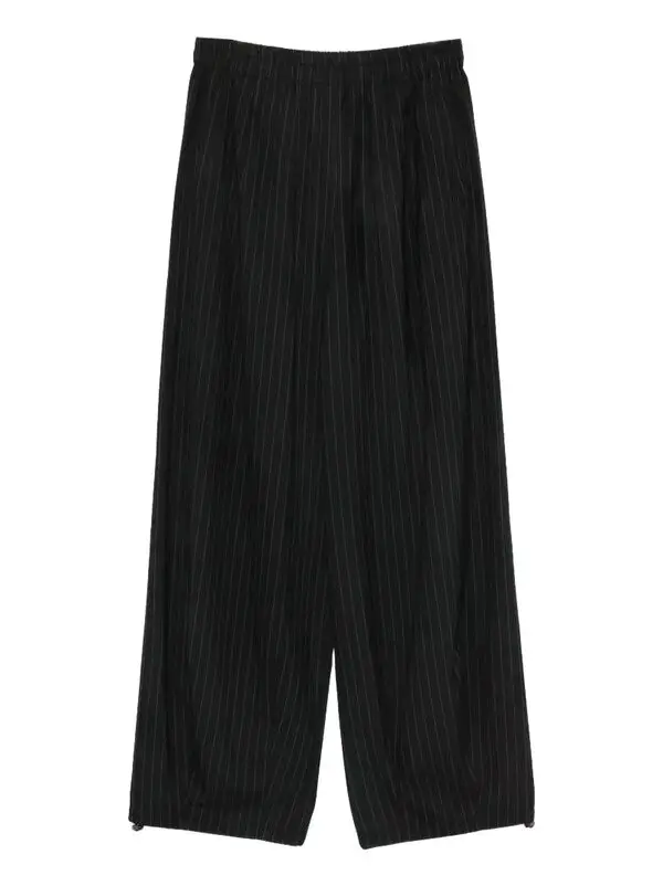 THE FRANKIE SHOP Pinstripe Trousers - Black