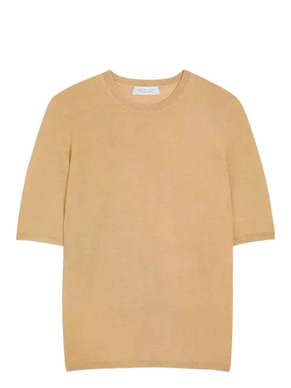 Gabriela Hearst Short-sleeve Crewneck T-shirt - Neutrals