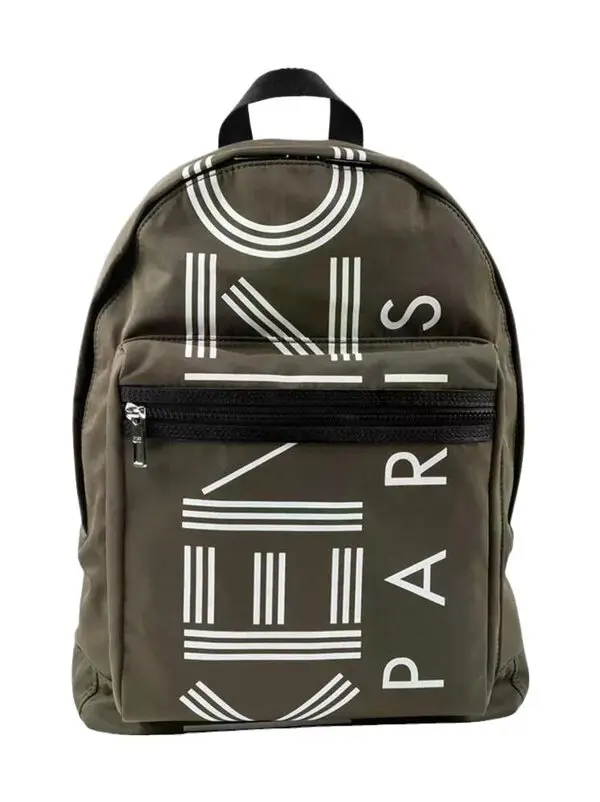 Kenzo Mini Logo-print Backpack - Green