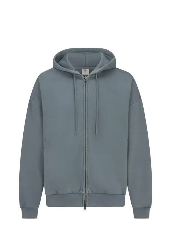 SKIMS Heavyweight Fleece Zip Up Hoodie - Kyanite
