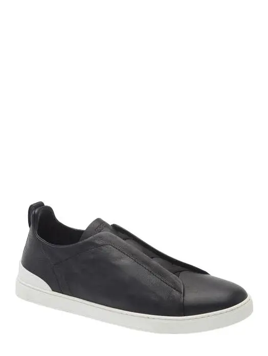 Zegna Triple Stitch™ Secondskin Sneakers - Black
