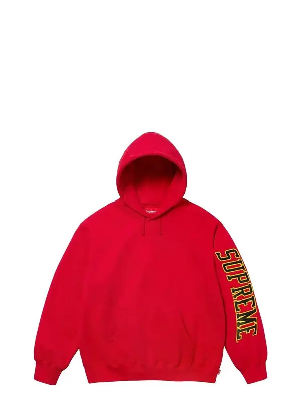 Supreme Arc Detail Hoodie - Red