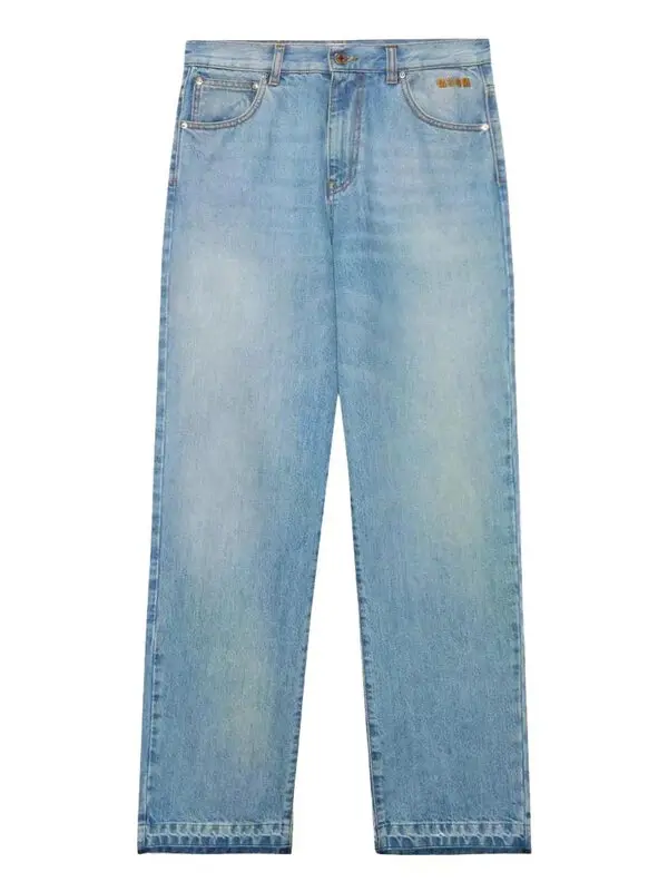 MSGM Five-pocket Low Rise Jeans - Blue