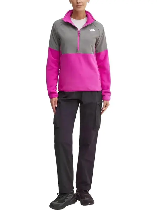 The North Face Colour-block Zip Top - Pink