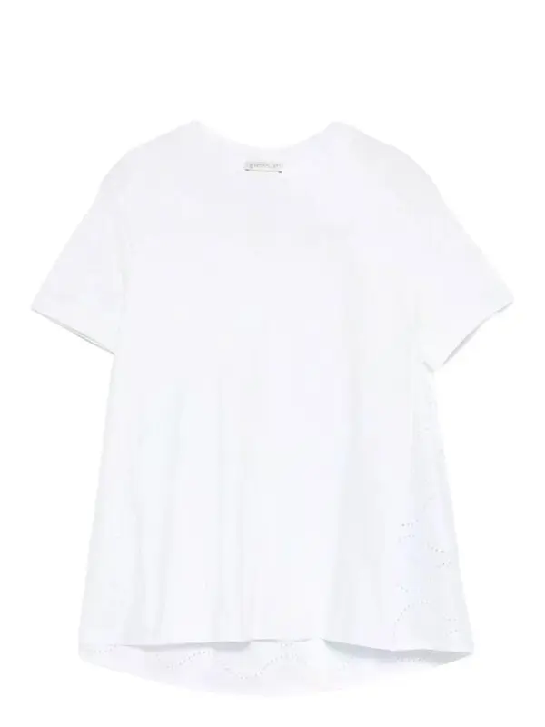 Moncler Eyelet T-shirt - White