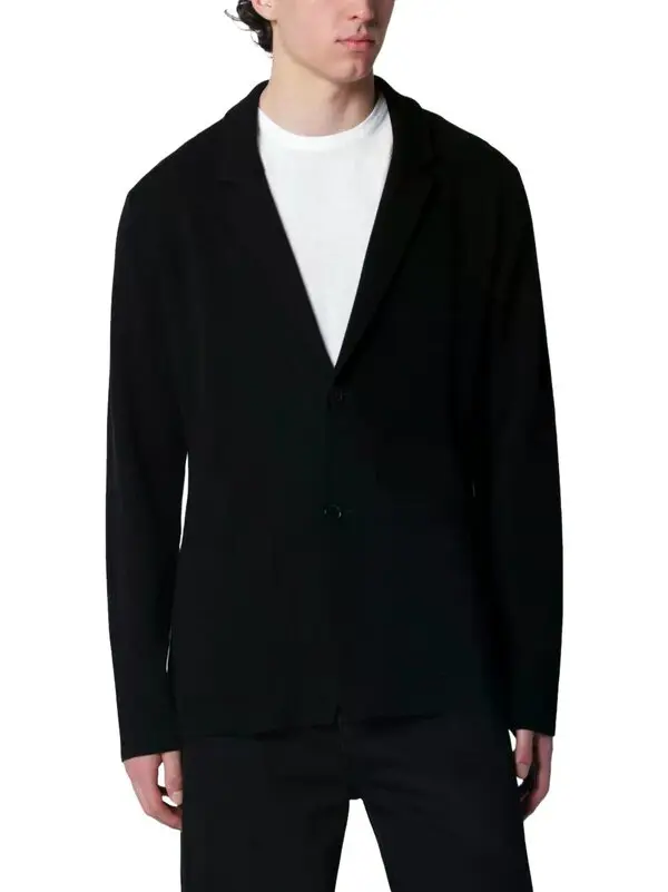 ROBERTO COLLINA Cotton Blend Blazer - Black