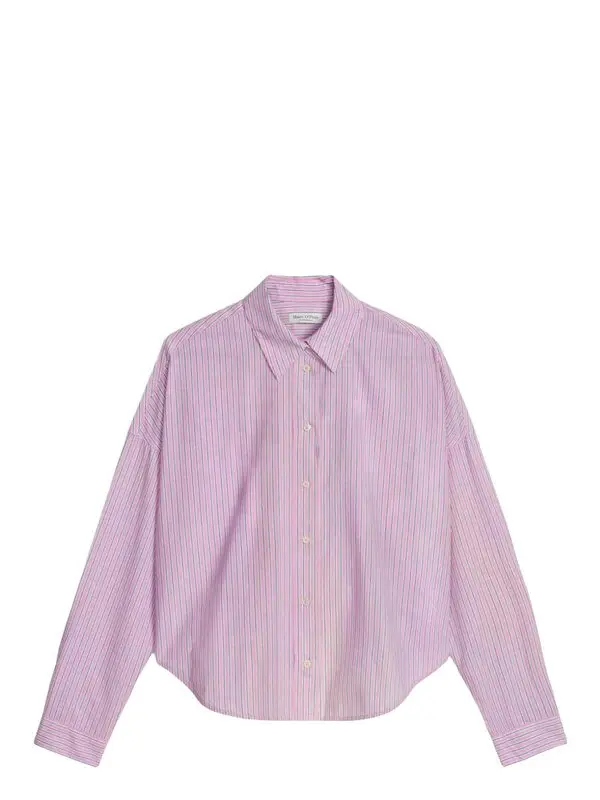 Marc O'polo Striped Longsleeves Shirt - Pink