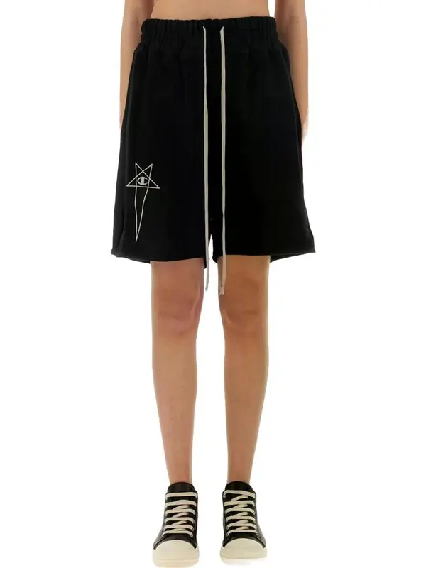 Rick Owens Drawstring Shorts - Black