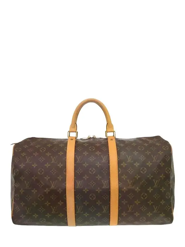 LOUIS VUITTON 20th Century Monogram Keepall 50 Travel Bag - Brown