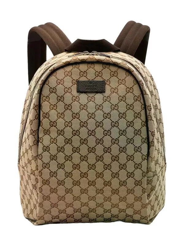 Gucci Gg Canvas Backpack - Neutrals