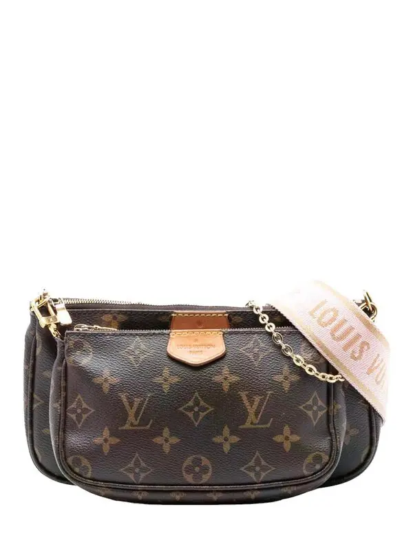 LOUIS VUITTON Monogram Multi Pochette Accessoires Satchel - Brown