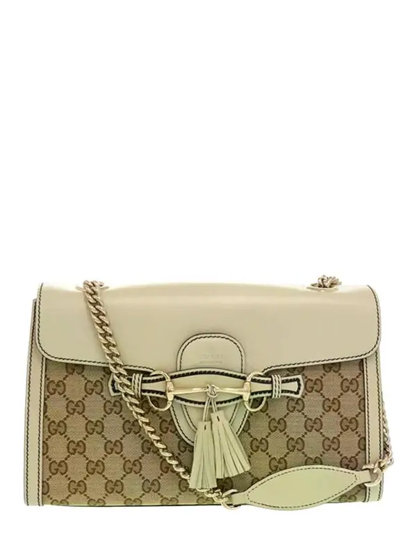 Gucci Medium Gg Canvas Emily Shoulder Bag - Neutrals