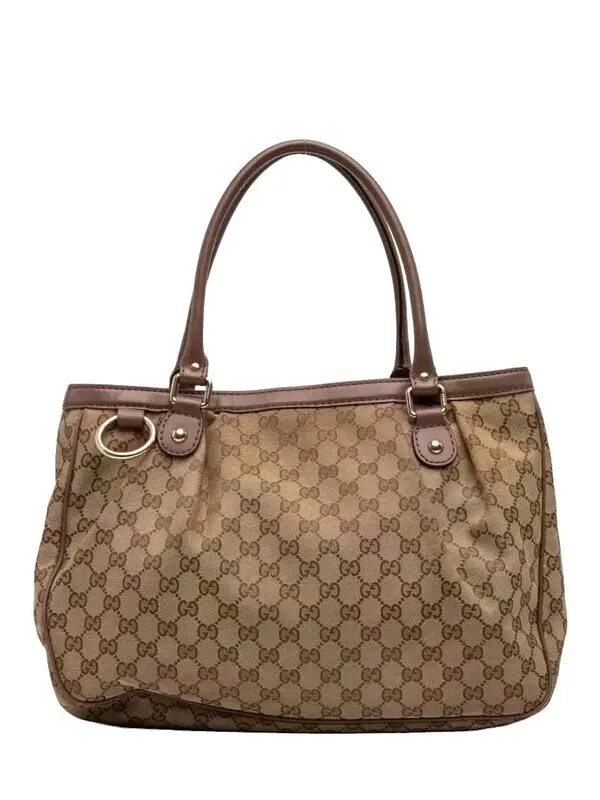 Gucci Gg Canvas Sukey Tote Bag - Neutrals