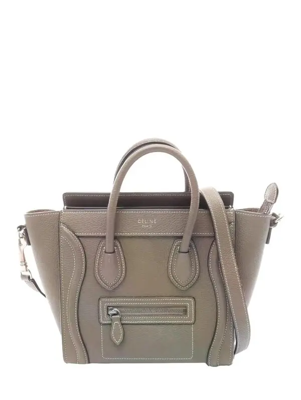 Celine 2010-2026 Nano Luggage Tote Satchel - Neutrals