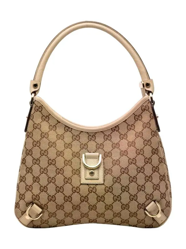 Gucci Gg Canvas Abbey D-ring Shoulder Bag - Neutrals