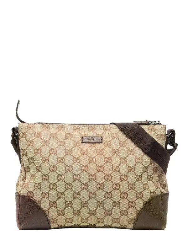 Gucci Gg Canvas Crossbody Bag - Neutrals