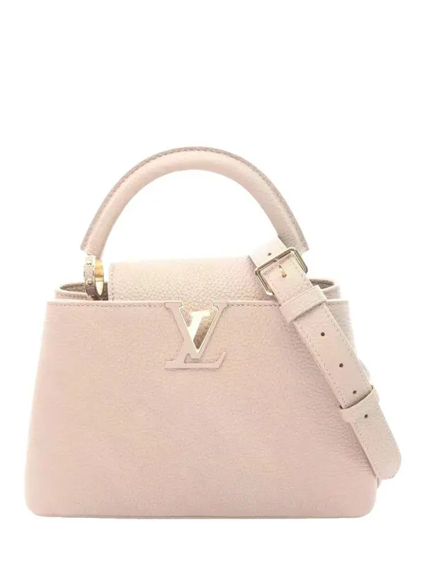 LOUIS VUITTON Taurillon Capucines Bb Satchel 2021-2026 - Neutrals