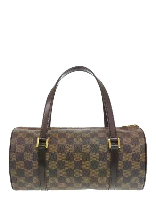 LOUIS VUITTON 2004 Damier Ebene Papillon 26 Handbag - Brown