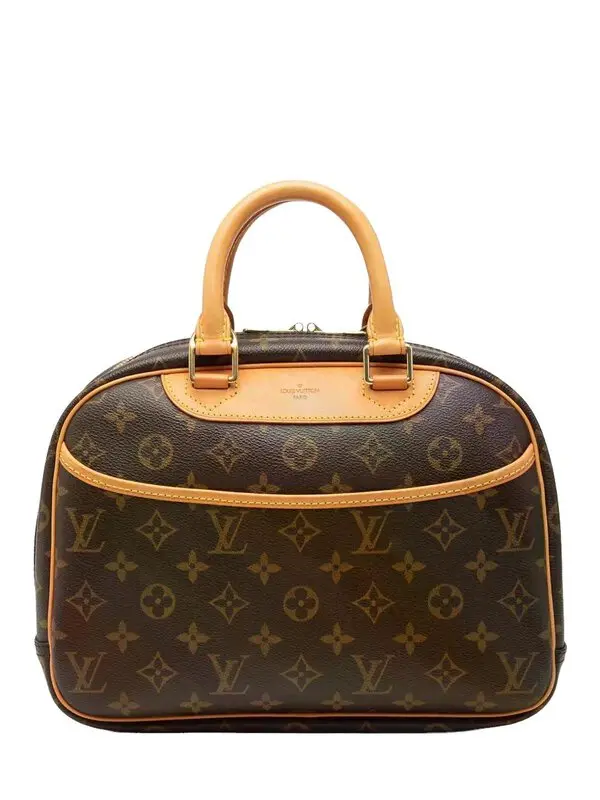 LOUIS VUITTON 2004 Monogram Trouville Handbag - Brown