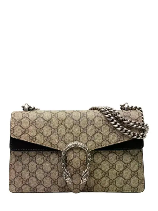 Gucci Gg Supreme Dionysus Shoulder Bag - Neutrals