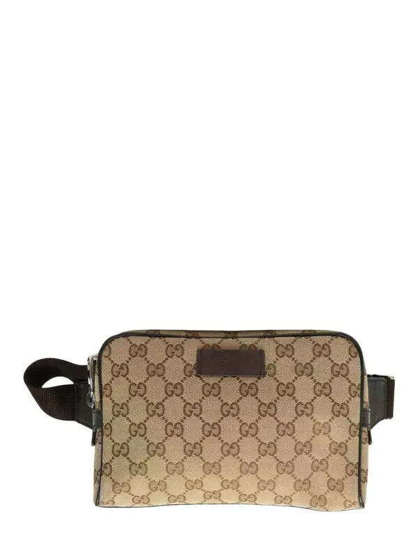 Gucci Gg Canvas Belt Bag - Neutrals