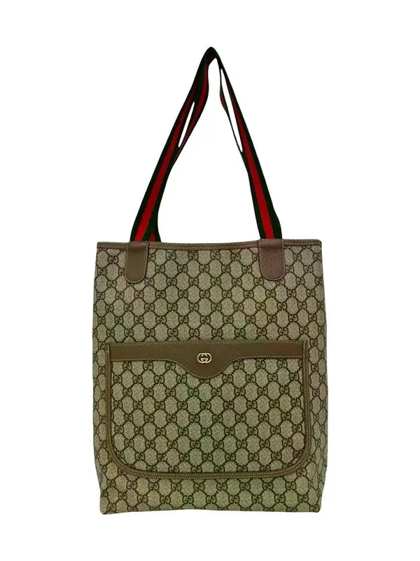 Gucci 20th Century Gg Supreme Web Tote Bag - Neutrals