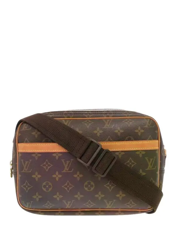 LOUIS VUITTON 2000 Monogram Reporter Pm Crossbody Bag - Brown