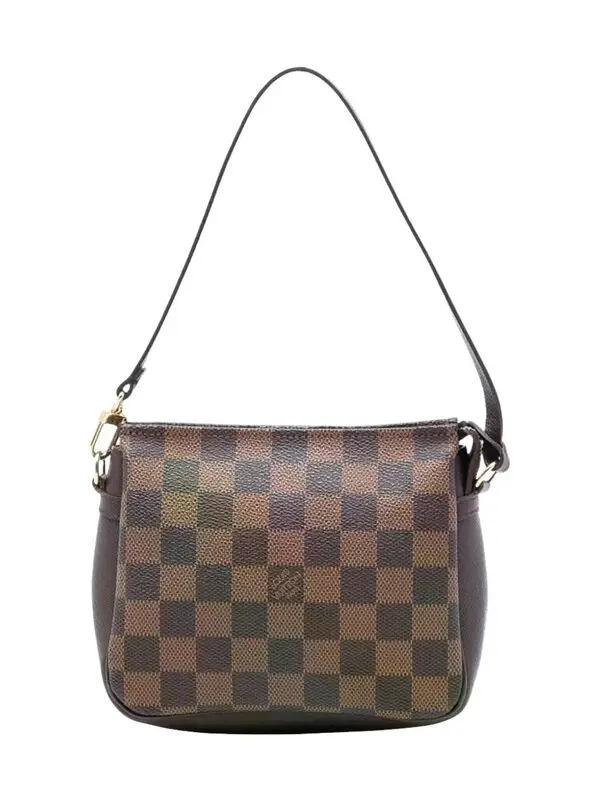 LOUIS VUITTON 2002 Damier Ebene Trousse Pochette - Brown