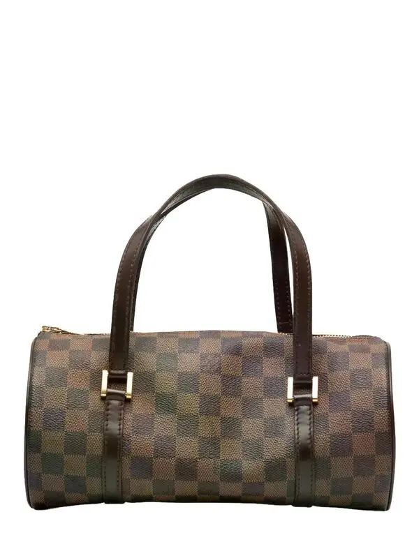 LOUIS VUITTON 2004 Damier Ebene Papillon 26 Handbag - Brown