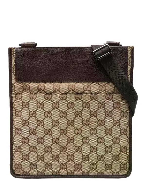 Gucci Gg Canvas Crossbody Bag - Neutrals