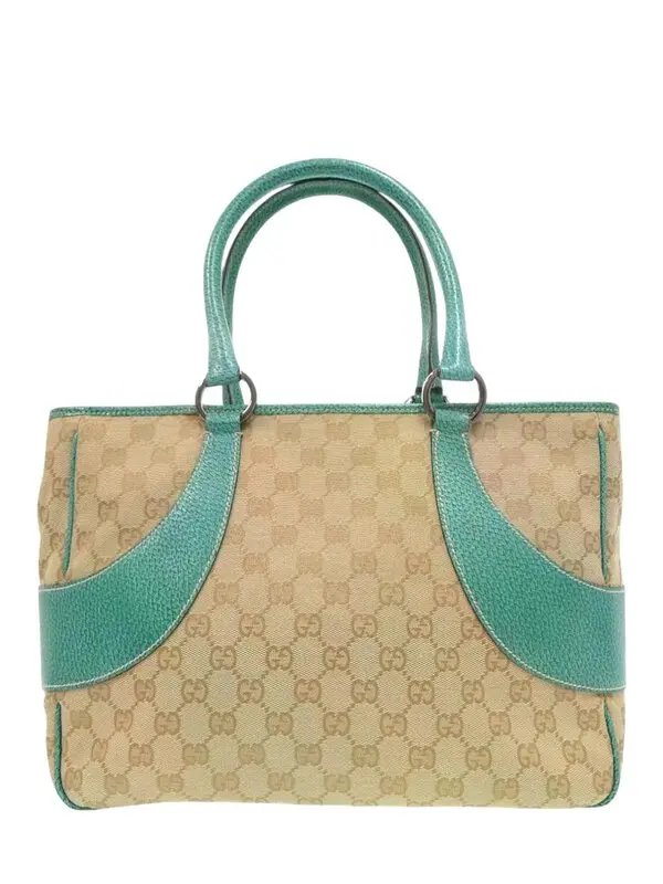Gucci 2000-2015 Gg Canvas Tote Bag - Blue