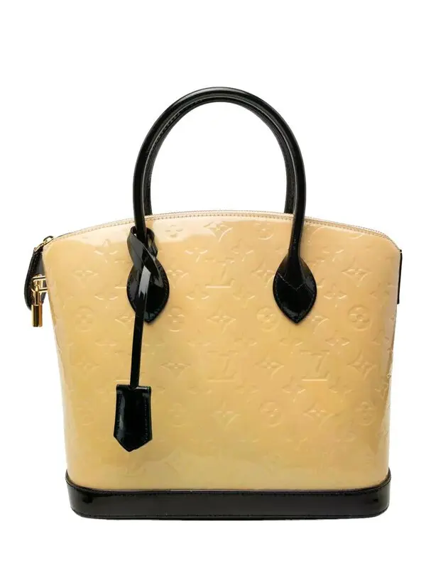 LOUIS VUITTON 2015 Monogram Vernis Lockit Pm Handbag - Neutrals