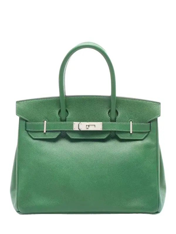 Hermès 2010 Epsom Birkin Retourne 30 Handbag - Green