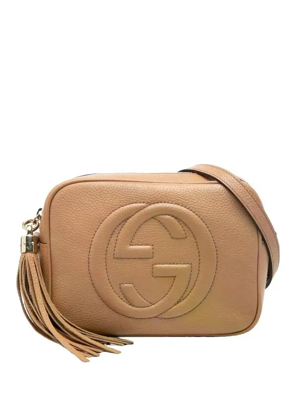 Gucci 2000-2015 Leather Soho Disco Crossbody Bag - Neutrals