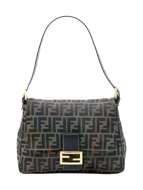 Fendi 20th Century Zucca Canvas Mamma Forever Shoulder Bag - Brown