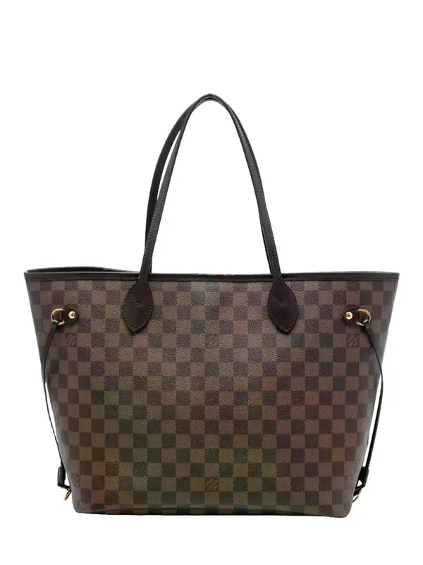 LOUIS VUITTON 2019 Damier Ebene Neverfull Mm Tote Bag - Brown