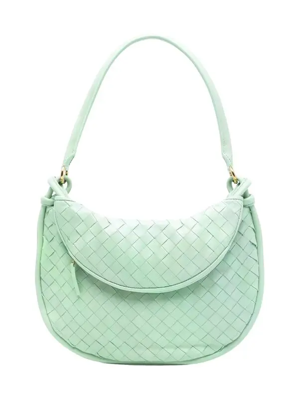 Bottega Veneta 2010 Medium Nappa Intrecciato Gemelli Hobo Bag - Green